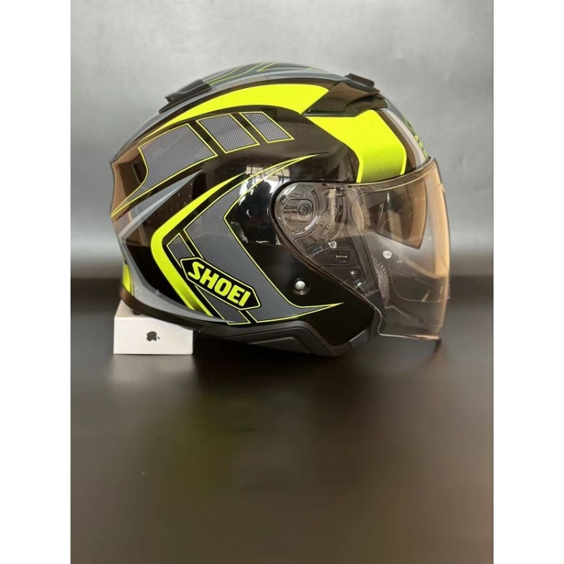 New!! SHOEI J-CRUISE II Glossy Double Visor Aglero TC-3L TC3L Open Face ...
