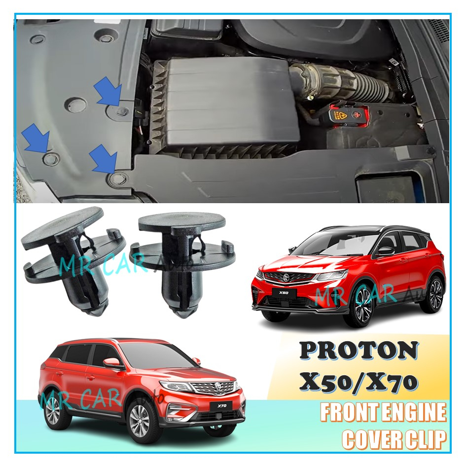 PROTON X50 X70 ENGINE COVER CLIP / FENDER COVER CLIP (OEM) | Shopee ...