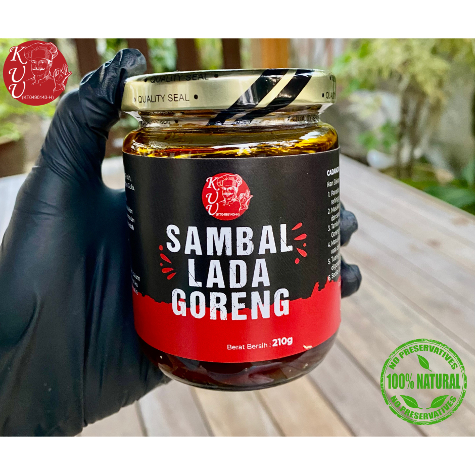 SAMBAL LADA GORENG RTE Cili Kering Tahan Suhu Bilik Mesra Travel Sambal ...