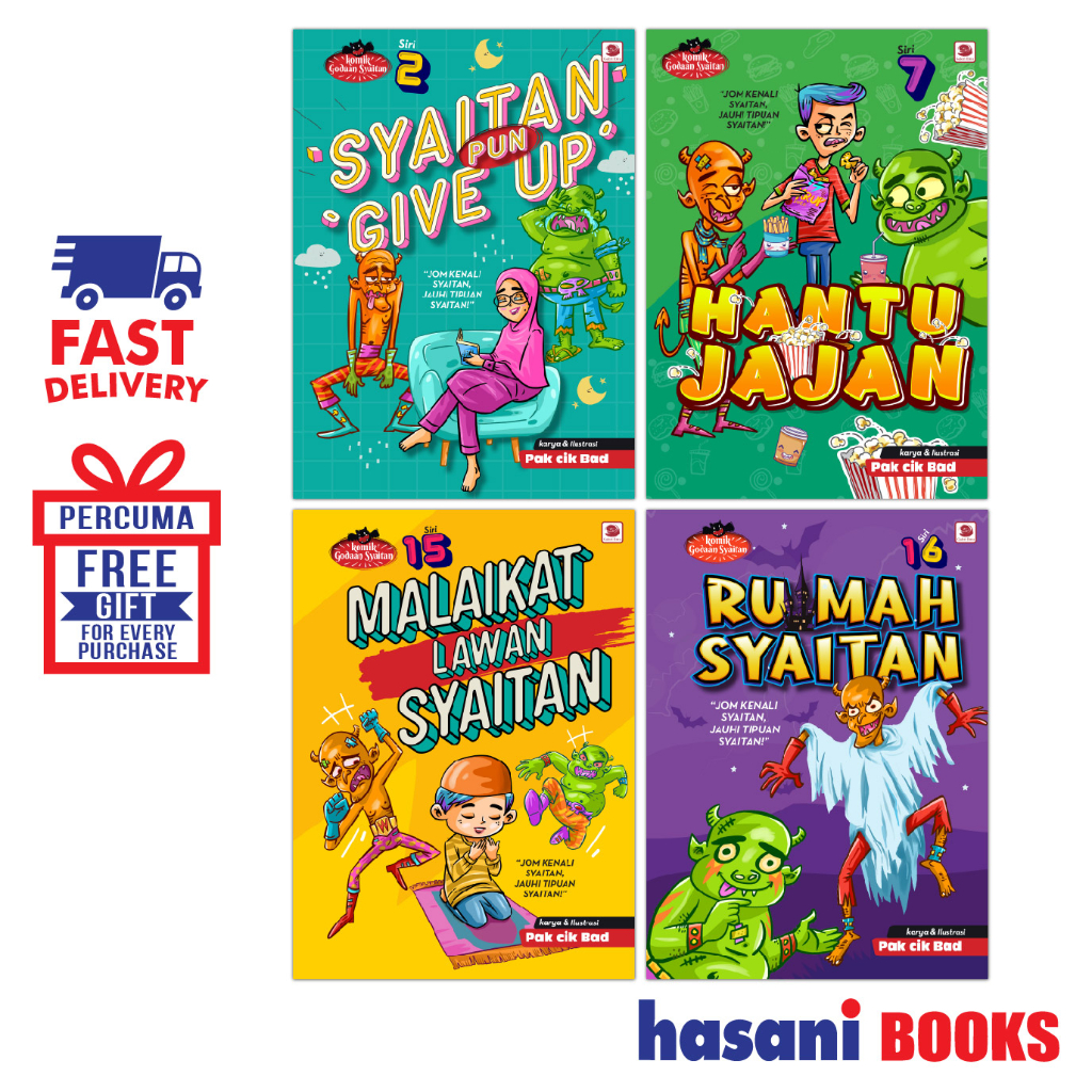 Hasani Galeri Ilmu Komik Godaan Syaitan Karya Pak Cik Bad | Shopee Malaysia