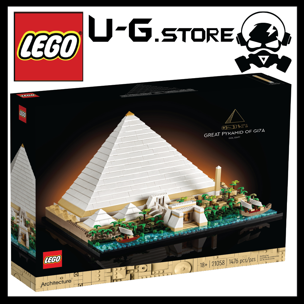 LEGO 21058 Architecture Great Pyramid of Giza Home Architecture (1476 ...