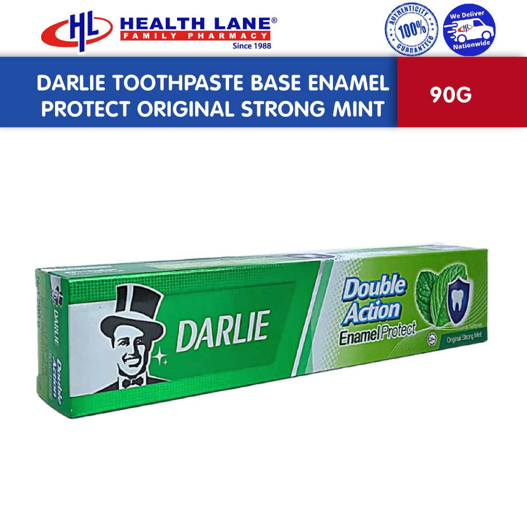 Darlie Toothpaste Base Enamel Protect Original Strong Mint (90g ...