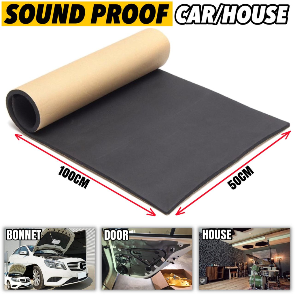 Car Sound Proof Sponge Audio Insulation Heat Shield Foam Car Door ...