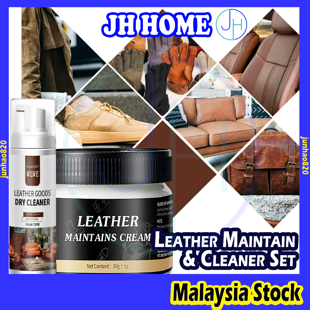 Leather Dry Cleaner Leather repair Care Cream Cleaner Tools Car Seat ...
