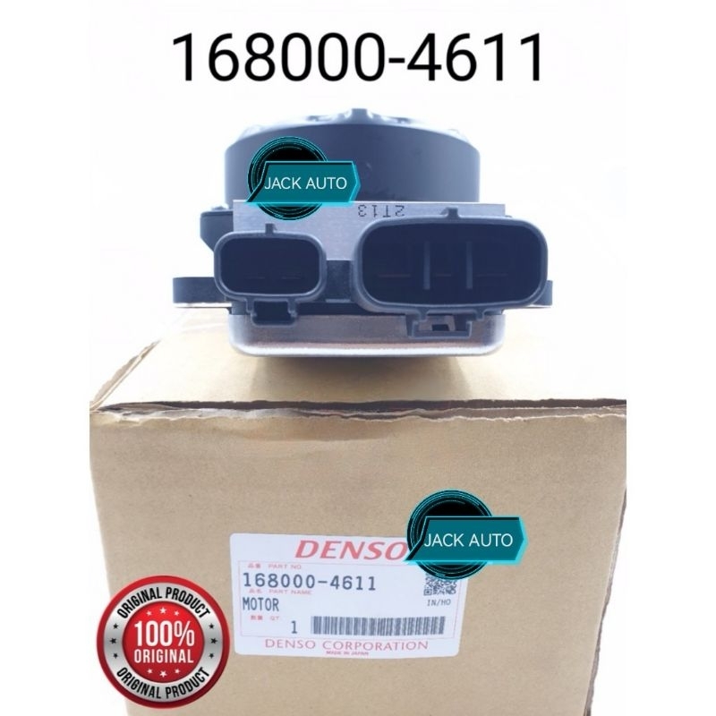DENSO RADIATOR FAN MOTOR 168000-4611 MITSUBISHI GRANDIS 2.4 NA4W ...
