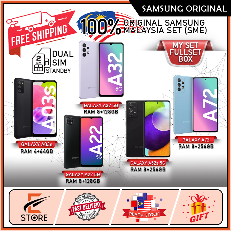 [ORIGINAL DUAL SIM] MY SET SAM GALAXY A03s / A22 5G / A32 5G / A52s 5G / A72 | 100% SAMSUNG ...