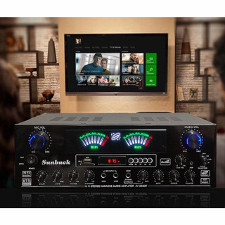 Sunbuck 5.1 Channel Power Amplifier Home Theater Karaoke Amplifier Bluetooth Stereo Bass Amp ...