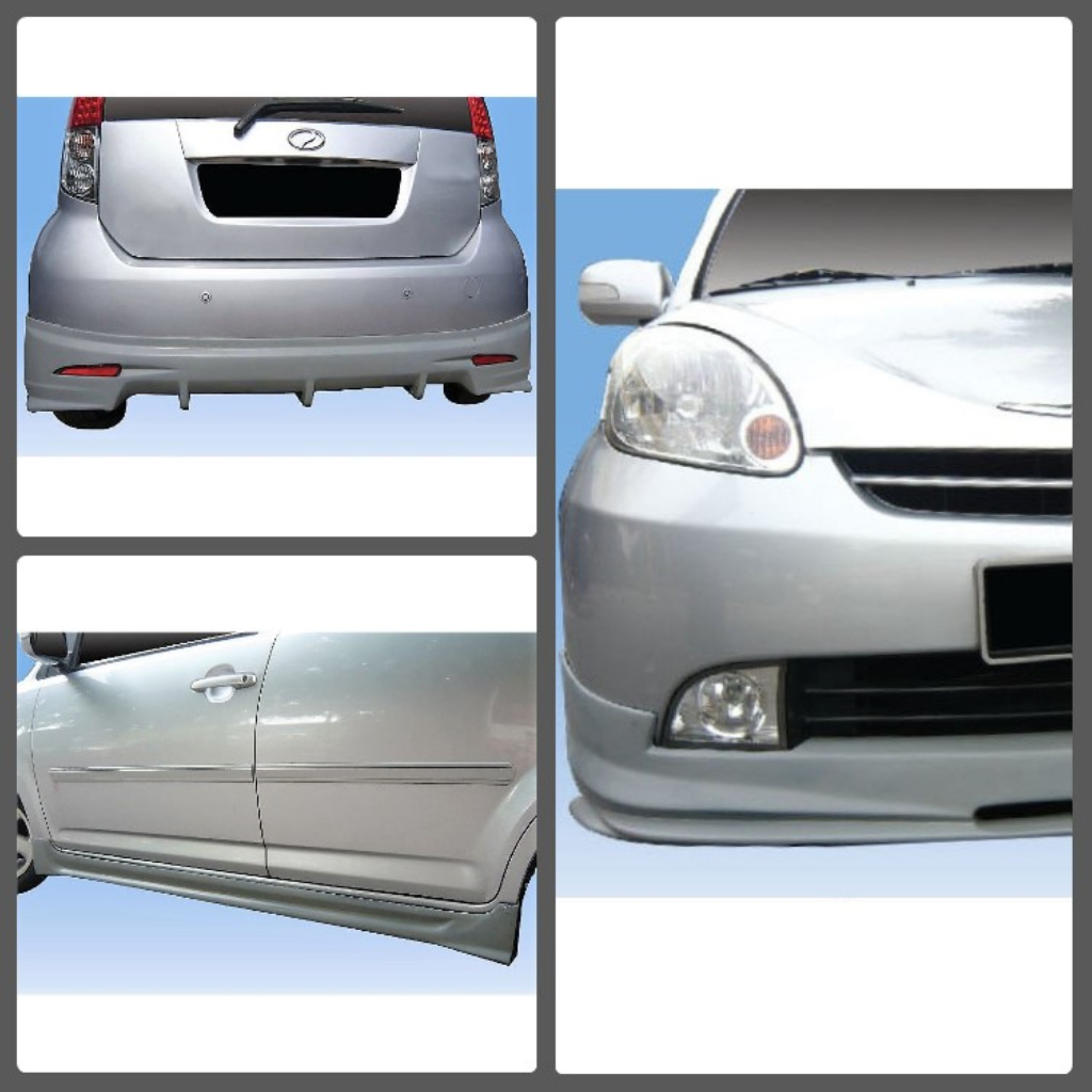 Perodua Myvi First Generation 1st Generation M Star Skirting Body Kit ...