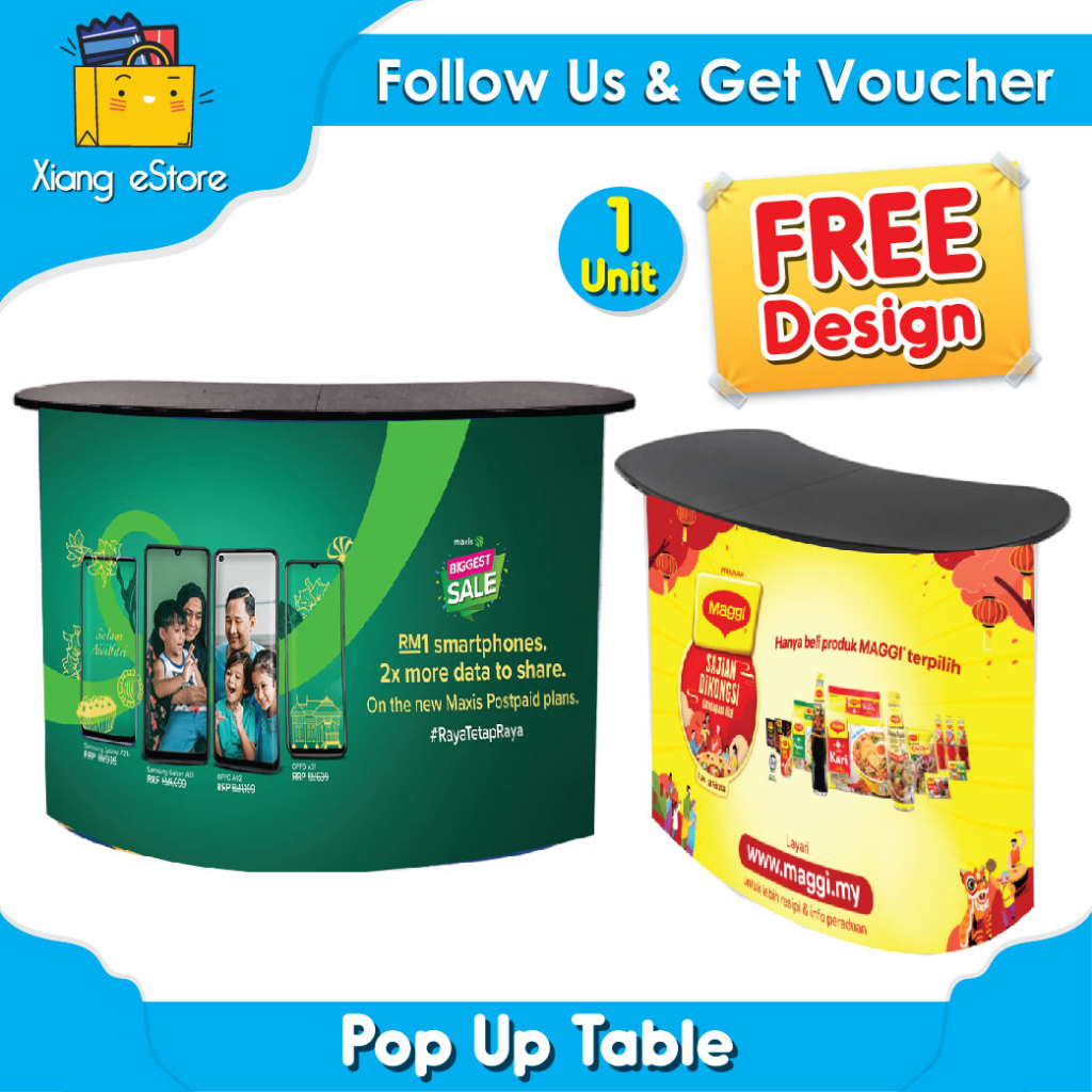 Pop Up Promotion Table / Pop Up Table / Pop Up Counter Booth With ...