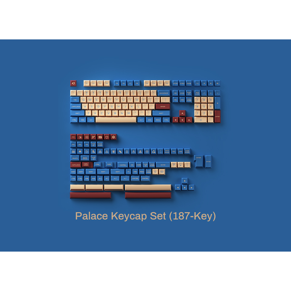 Akko OSA PBT Double Shot Palace Keycap Set for MX Mechanical Gaming ...