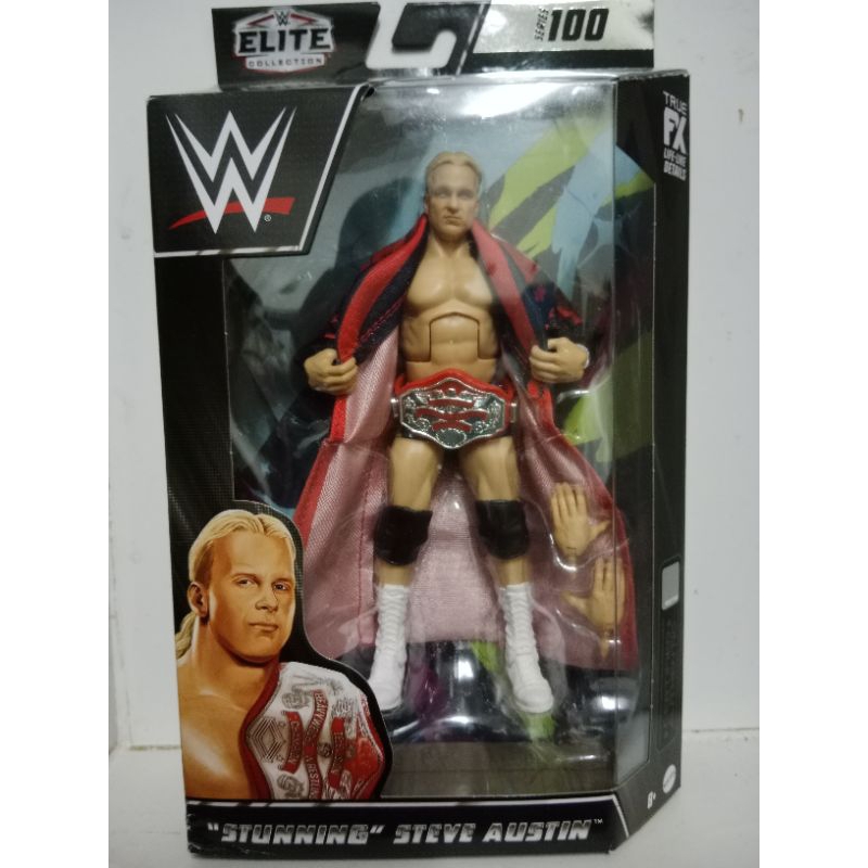 Mattel WWE Elite 100 "Stunning" Steve Austin Wrestling Action Figure | Shopee Malaysia