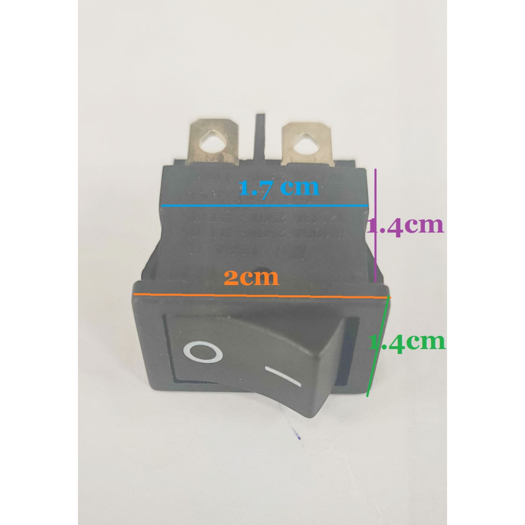 Button On Off Rocker Switch 20mm 2cm 4 Pin Car Kereta Motor Motorsikal ...