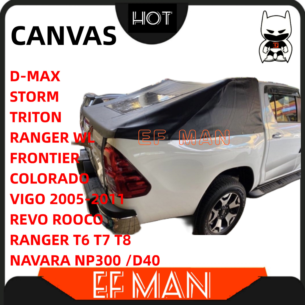 4x4 SPORT CANVAS REAR COVER HILUX VIGO REVO ROCCO ROGUE RANGER T6 T7 T8 ...