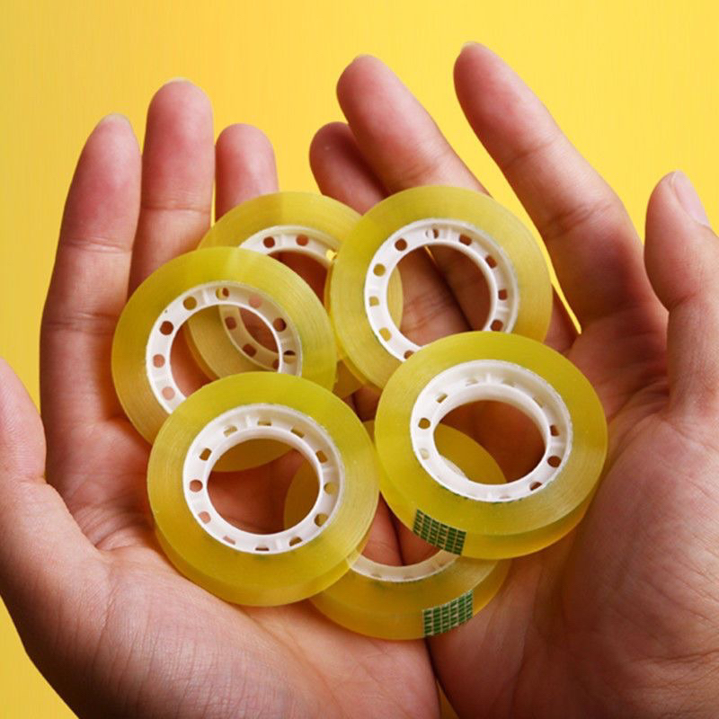 OPP tape Small transparent Tape Office student florist tapes packaging ...