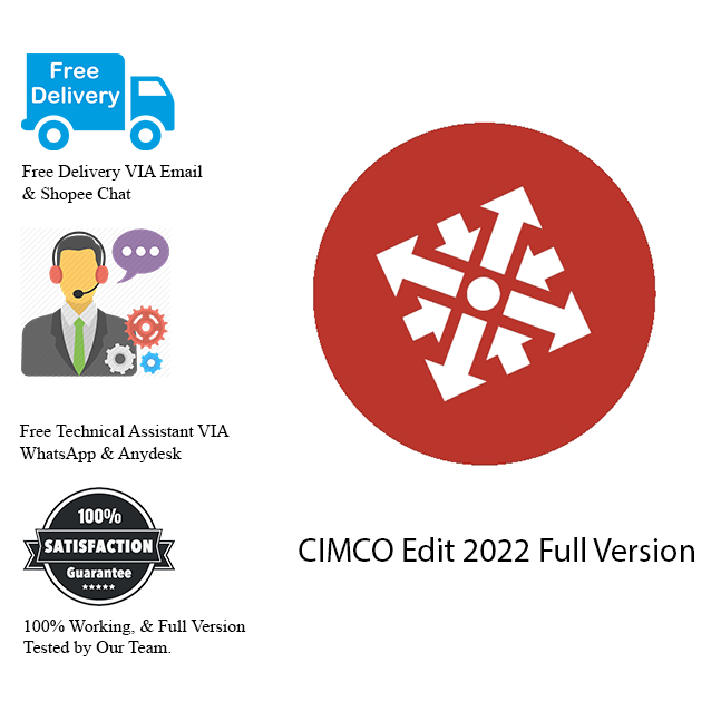 CIMCO Edit 2022 | 2023 Full Version | Shopee Malaysia