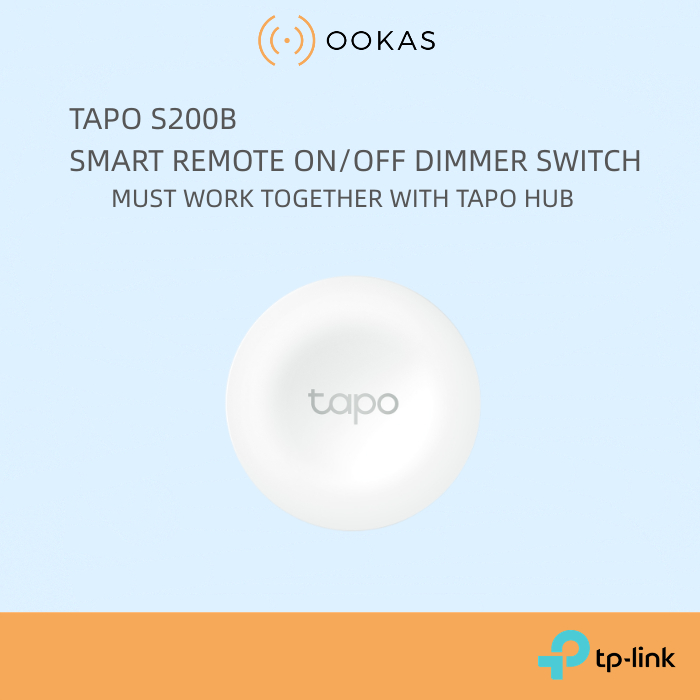 TP-Link Tapo S200B Customizable Smart Button - Tapo Hub Required [ AI ...