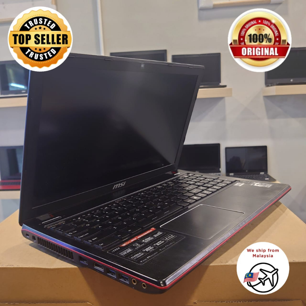 MSI MS-16GF I7 + NVIDIA GRAPHICS GAMING LAPTOP 100% ORIGINAL USED ...