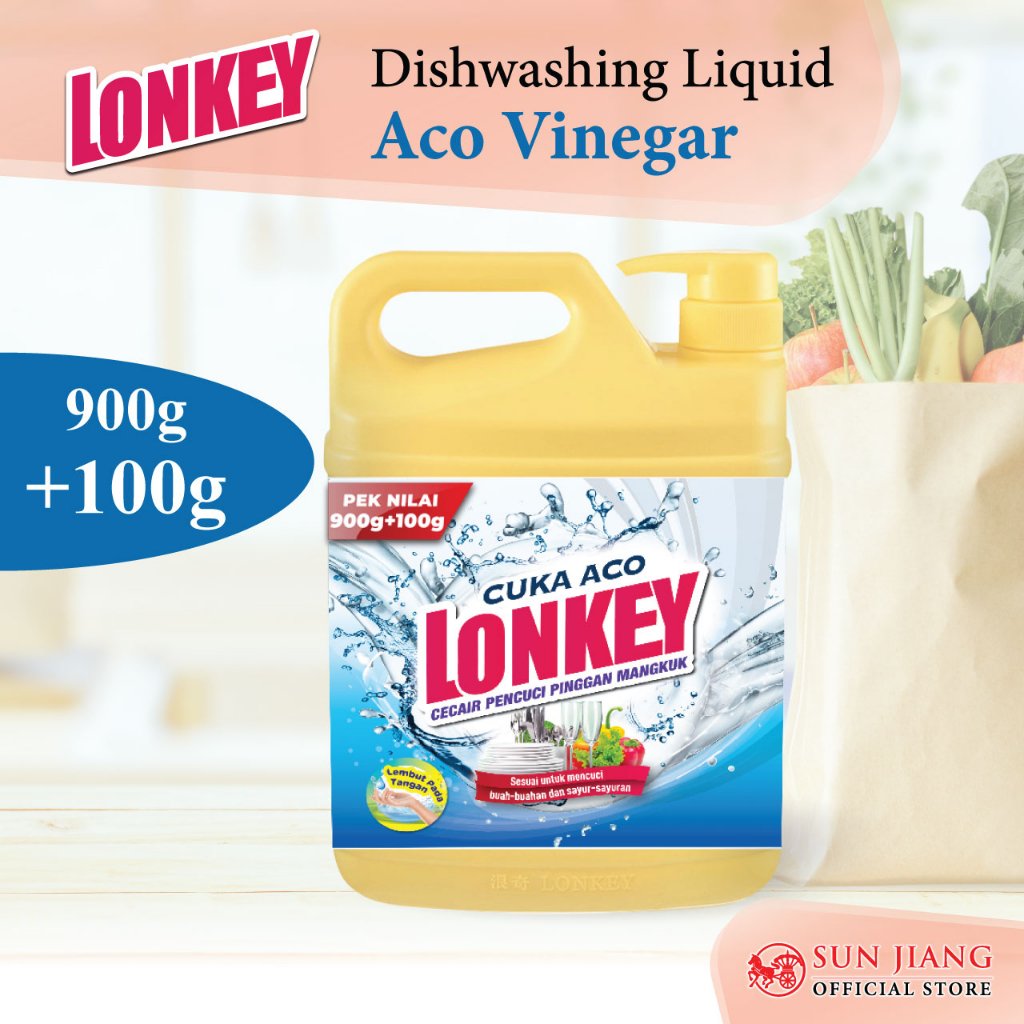 Lonkey Dishwashing Liquid – Aco Vinegar 900g | Shopee Malaysia
