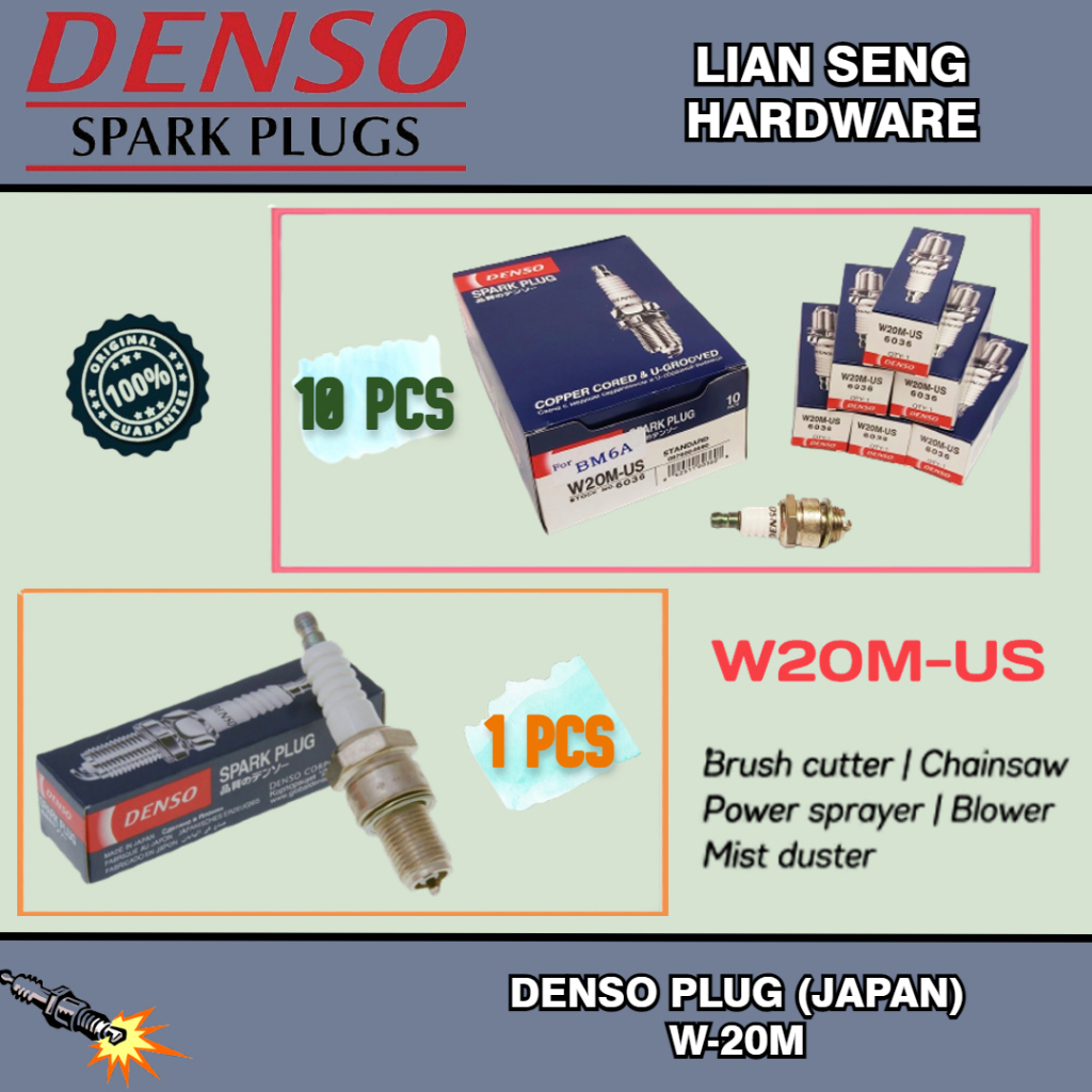 DENSO PLUG W-20M (JAPAN) | Shopee Malaysia