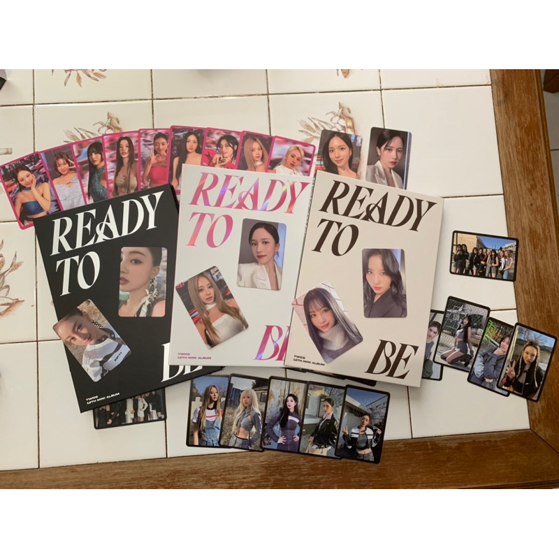 Twice - READY TO BE - Album Loose Inclusions (UNSEALED) | Shopee Malaysia