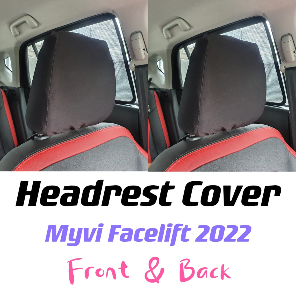 Headrest Cover for Myvi Facelift 2022 | Shopee Malaysia