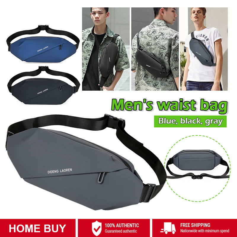 Beg Silang Beg Sandang Lelaki Men Crossbody Pouch Bag PU Leather Water ...