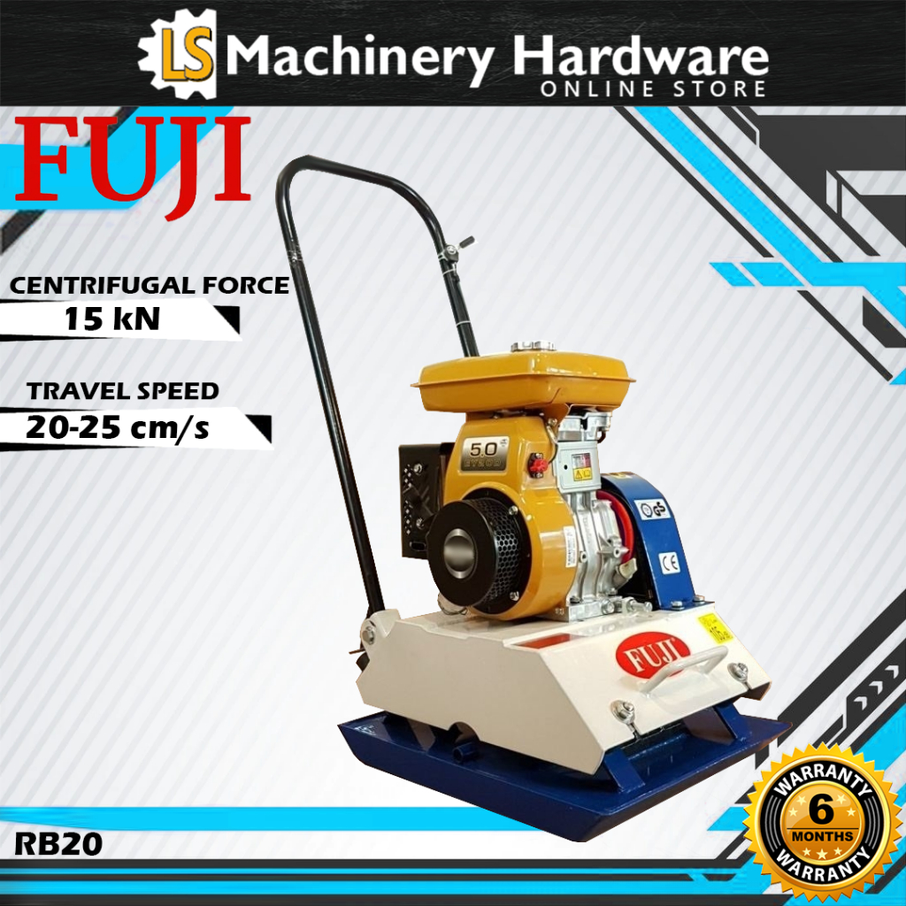 FUJI FC80 PLATE COMPACTOR C/W ROBENS RB20-AS - 6 Months Warranty ...