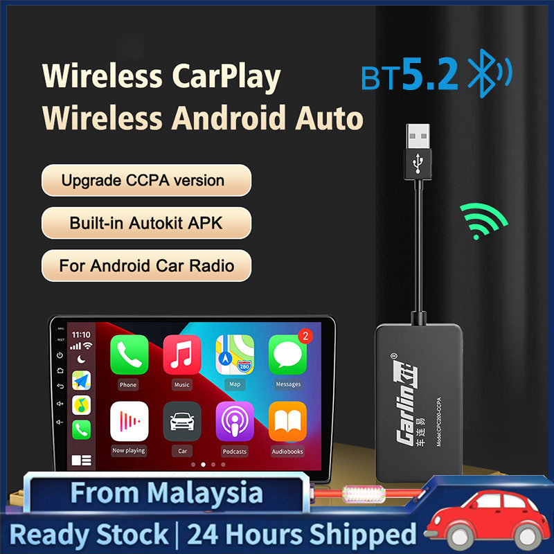 Carlinkit Box Wireless Carplay 5.8GHz Transmission Wireless Usb Android Auto HiCar Mirror ...