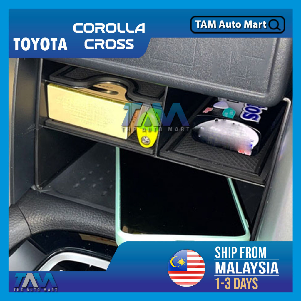 Toyota Corolla Cross (2020 - 2025) Central Control Storage Box ...