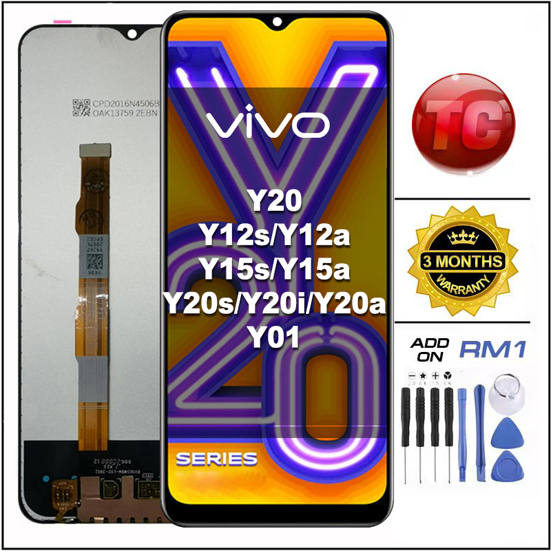 LCD VIVO Y20/ Y20s/ Y20i/ Y12s/ Y12a/ Y15a/ Y15s/ Y01/ Y11s/ Y30 5G ...