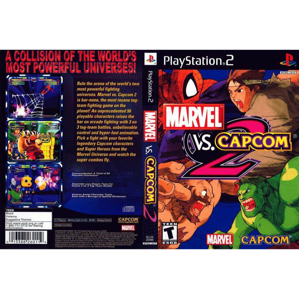 PS2 Game Marvel VS Capcom 2(GOLD DISC) | Shopee Malaysia