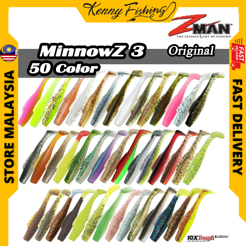 ZMan ORIGINAL MinnowZ 3" / 8cm Soft Bait / Soft Lure / soft plastic ...