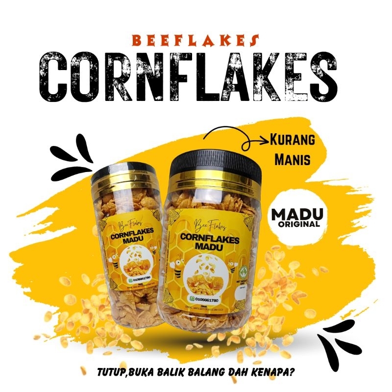[VIRAL]BeeFLAKES CORNFLAKES MADU HOMEMADE 150g/300g/PURE HONEY/RANGUP ...