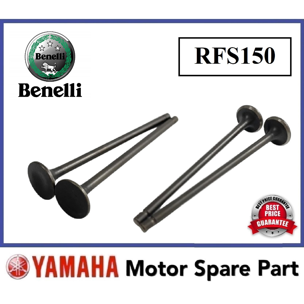 BENELLI RFS150 VALVE SET 0 INTAKE EXHAUST VALVE SET API MINYAK RFS-150 ...