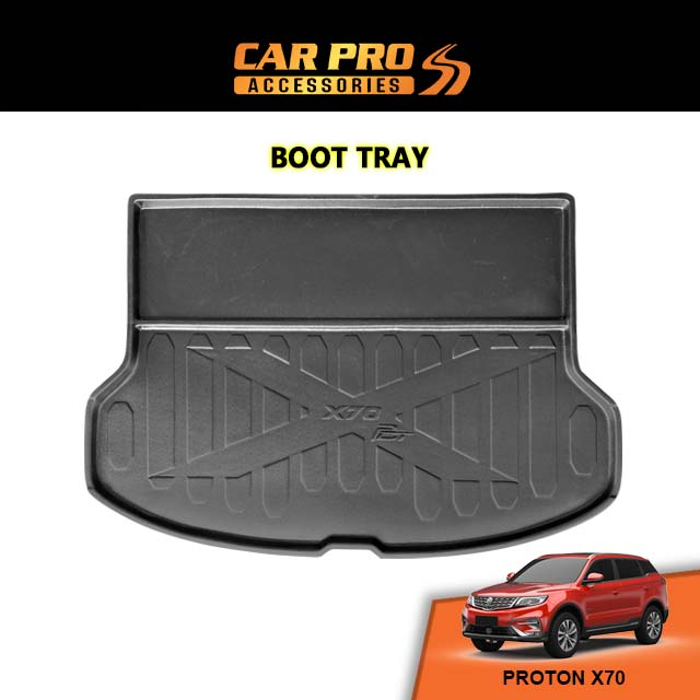Proton X70 Second Gen High Quality Car Rear Trunk Cargo Tray Boot Tray ...
