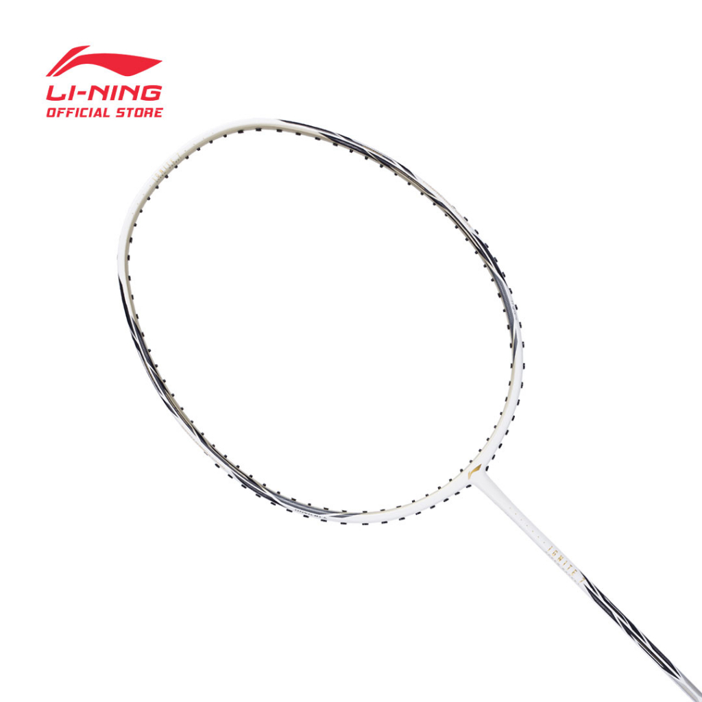 LI-NING IGNITE 7 BADMINTON RACQUET - WHITE/BLACK - AYPR074-4 | Shopee ...