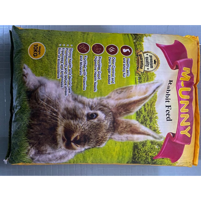 Rabbit Dry Food (M-UNNY 10kg)Makanan Arnab | Shopee Malaysia