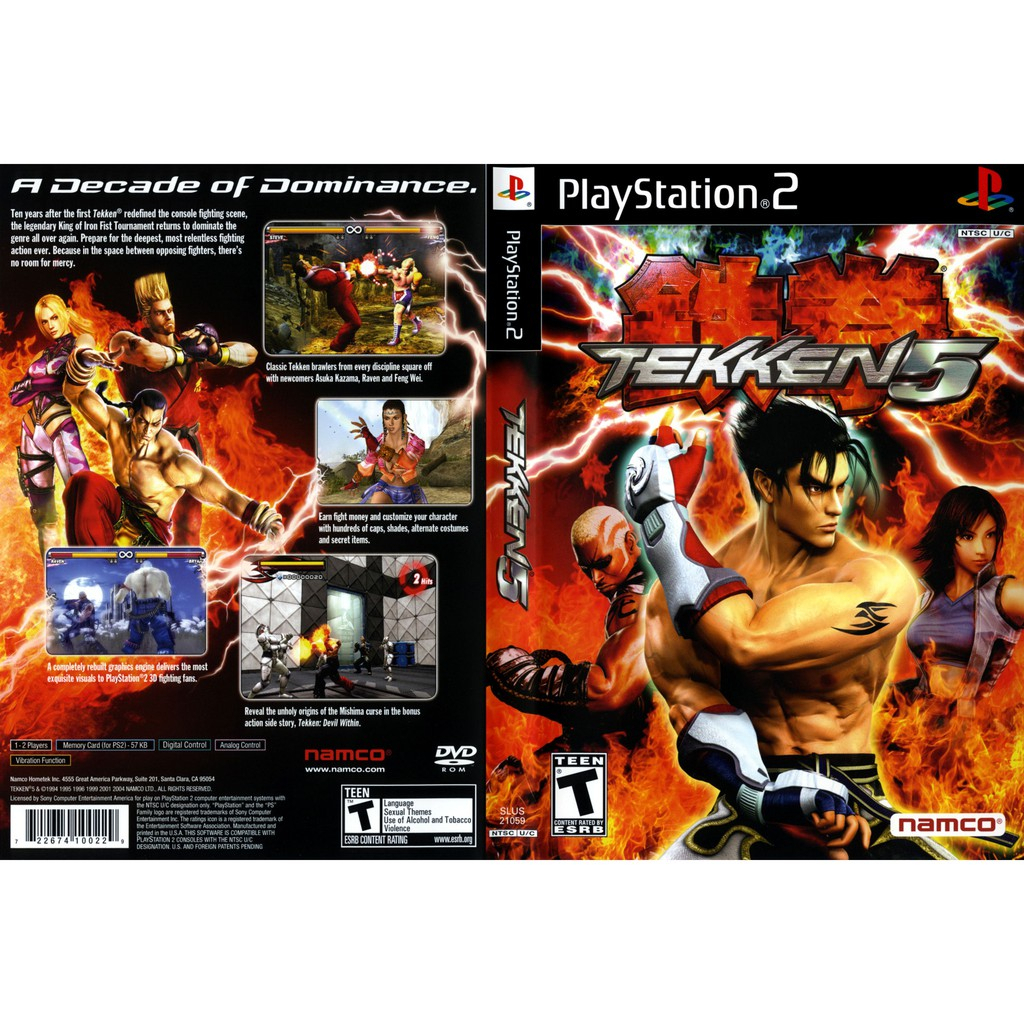 PS2 Game Tekken 5(GOLD DISC) | Shopee Malaysia