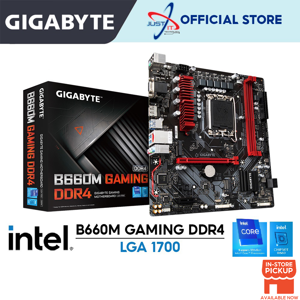 GIGABYTE B660M GAMING DDR4 LGA1700 Mainboard Combo Deal Intel I3-13100 ...
