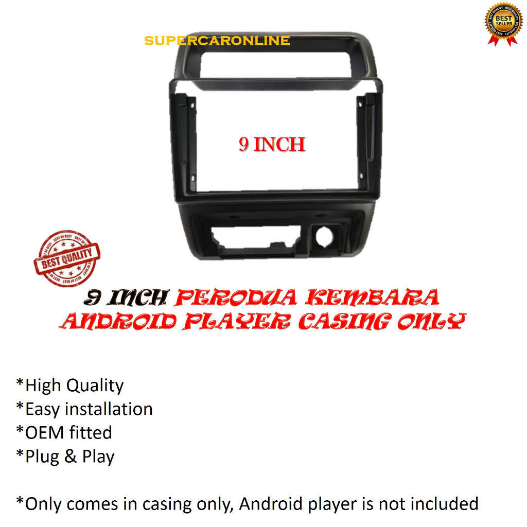 PERODUA KEMBARA 9 INCH ANDROID PLAYER CASING | Shopee Malaysia