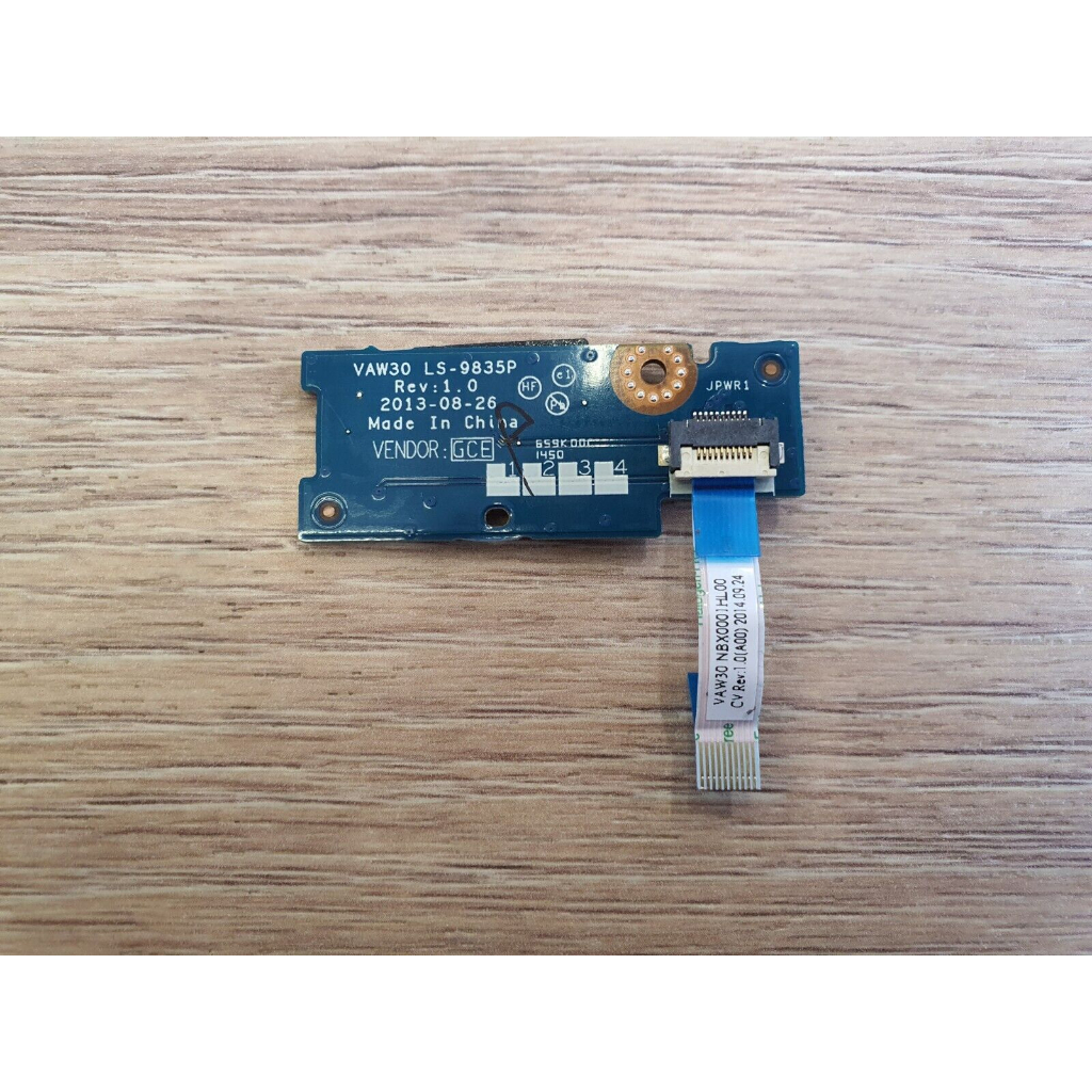 Dell Latitude E5440 Laptop Power Button Board with Cable LS-9835P 100% ...