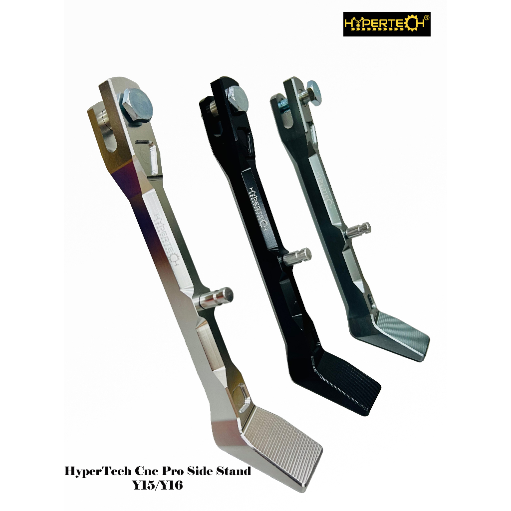 HYPERTECH CNC PRO SIDE STAND Y15 Y16 LC135V1-V8 Y125 (TONGKAT) | Shopee ...