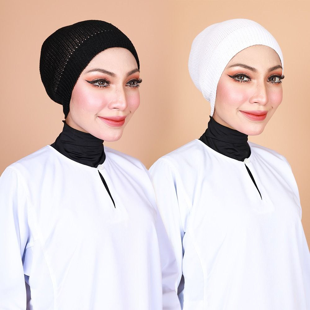 ANAK TUDUNG SEKOLAH HITAM DAN PUTIH / INNER TUDUNG SEKOLAH / SCARF ...