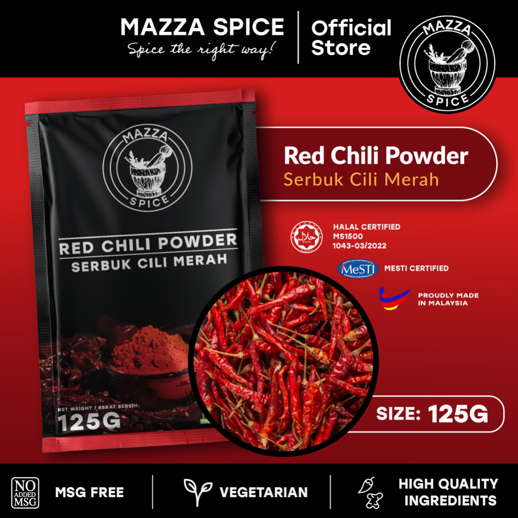 Mazza Spice Red Chili Powder / Serbuk Cili Merah | Shopee Malaysia