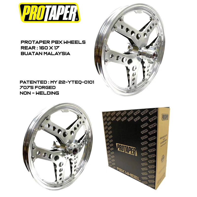 SPORT RIM PROTAPER PBX/MBX PNP Y15ZR 1.60/1.60 | Shopee Malaysia
