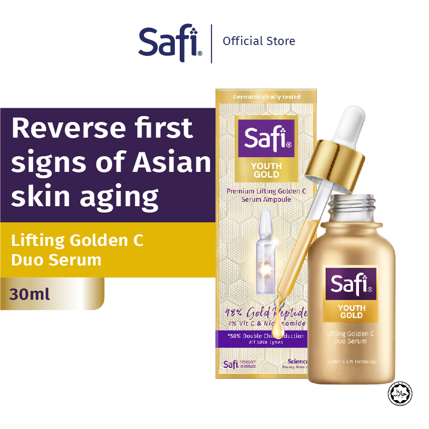SAFI Youth Gold Lifting Premium Lifting Golden C Serum Ampoule ...