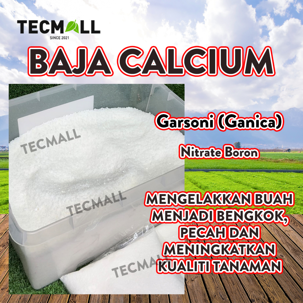 (Premium) 1kg Repacking Calcium Nitrate with Boron Fertilizer Garsoni ...