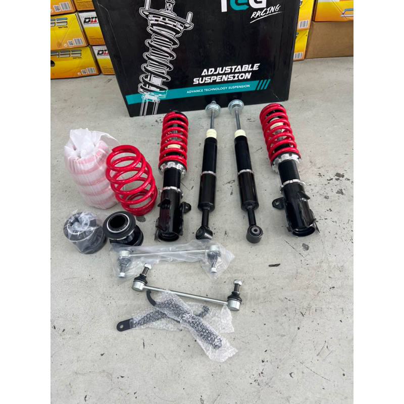 Toyota Vios 08" NCP93 TEG RACING Adjustable Suspension (LCA) Hi Low ...