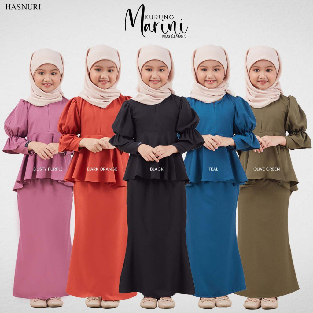 BAJU RAYA 2023 | KURUNG MARINI KIDS | BAJU KURUNG BUDAK | BAJU KURUNG ...