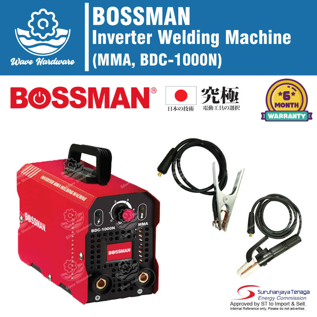 BOSSMAN Inverter Welding Machine (MMA, BDC-1000N) | Shopee Malaysia